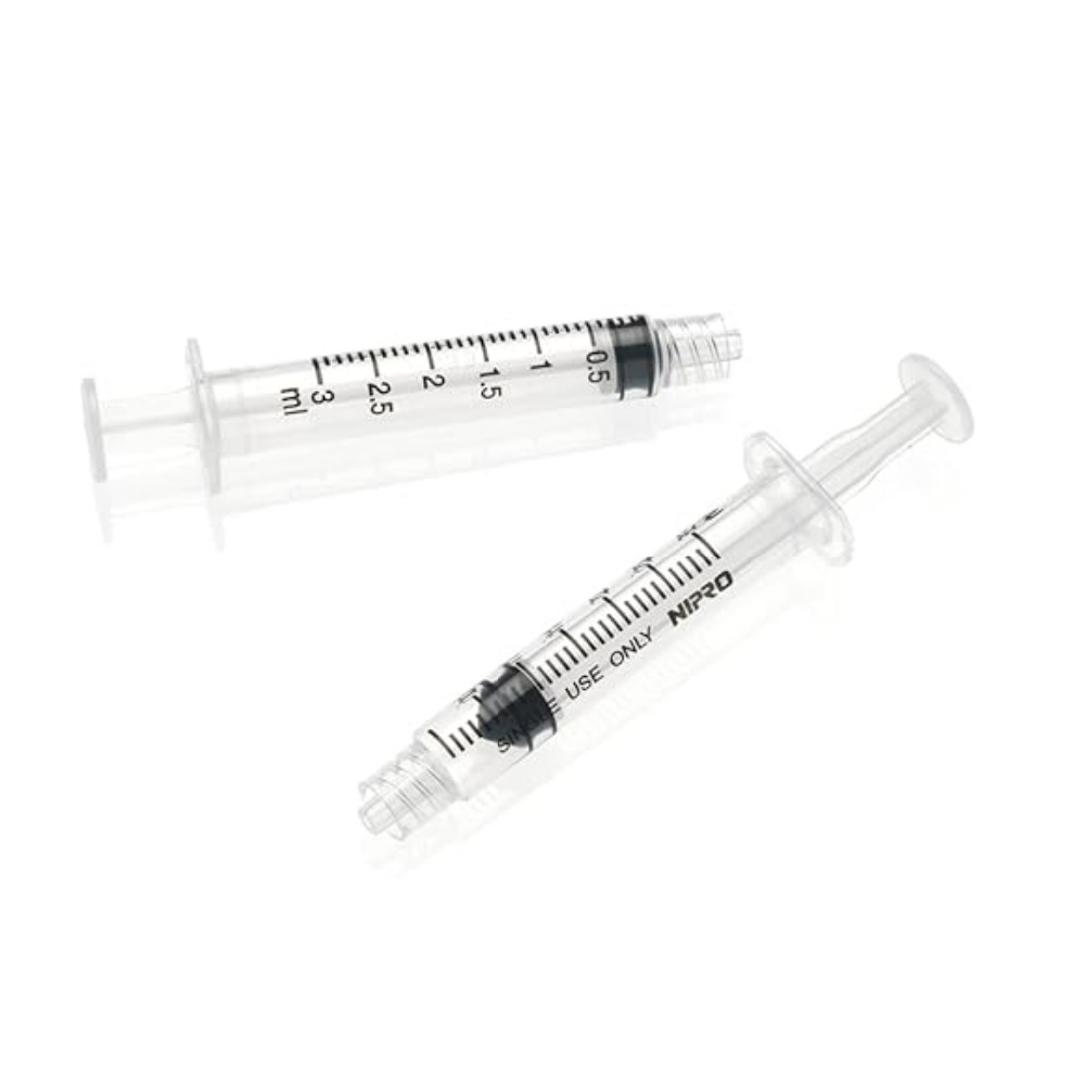 JERINGA NIPRO 3 CUERPOS 3ML. LUER LOCK C/100 - EL BOTIQUÍN | Suministros Sanitarios